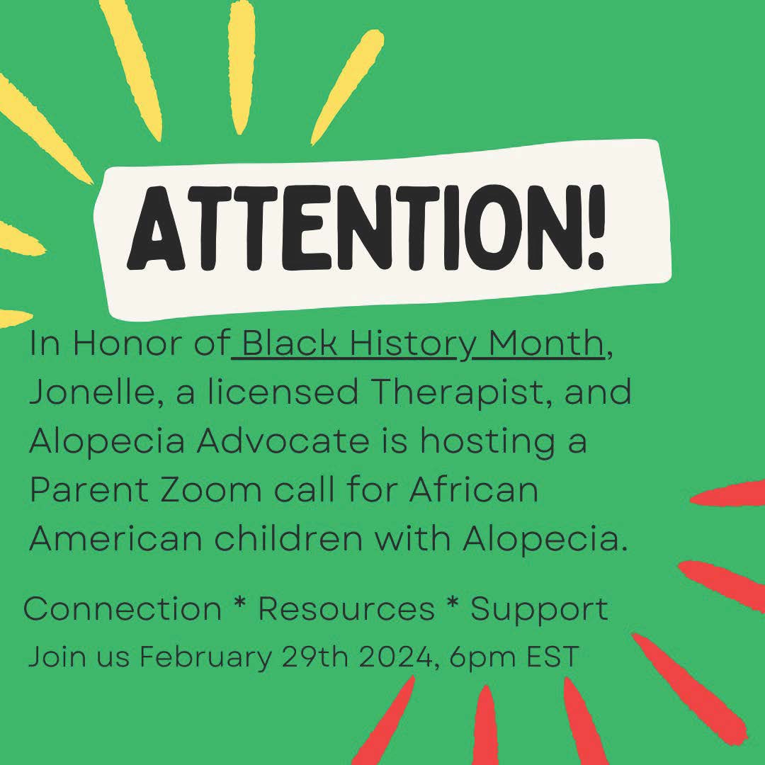 Parent Meet-up for African American Children with Alopecia - National ...