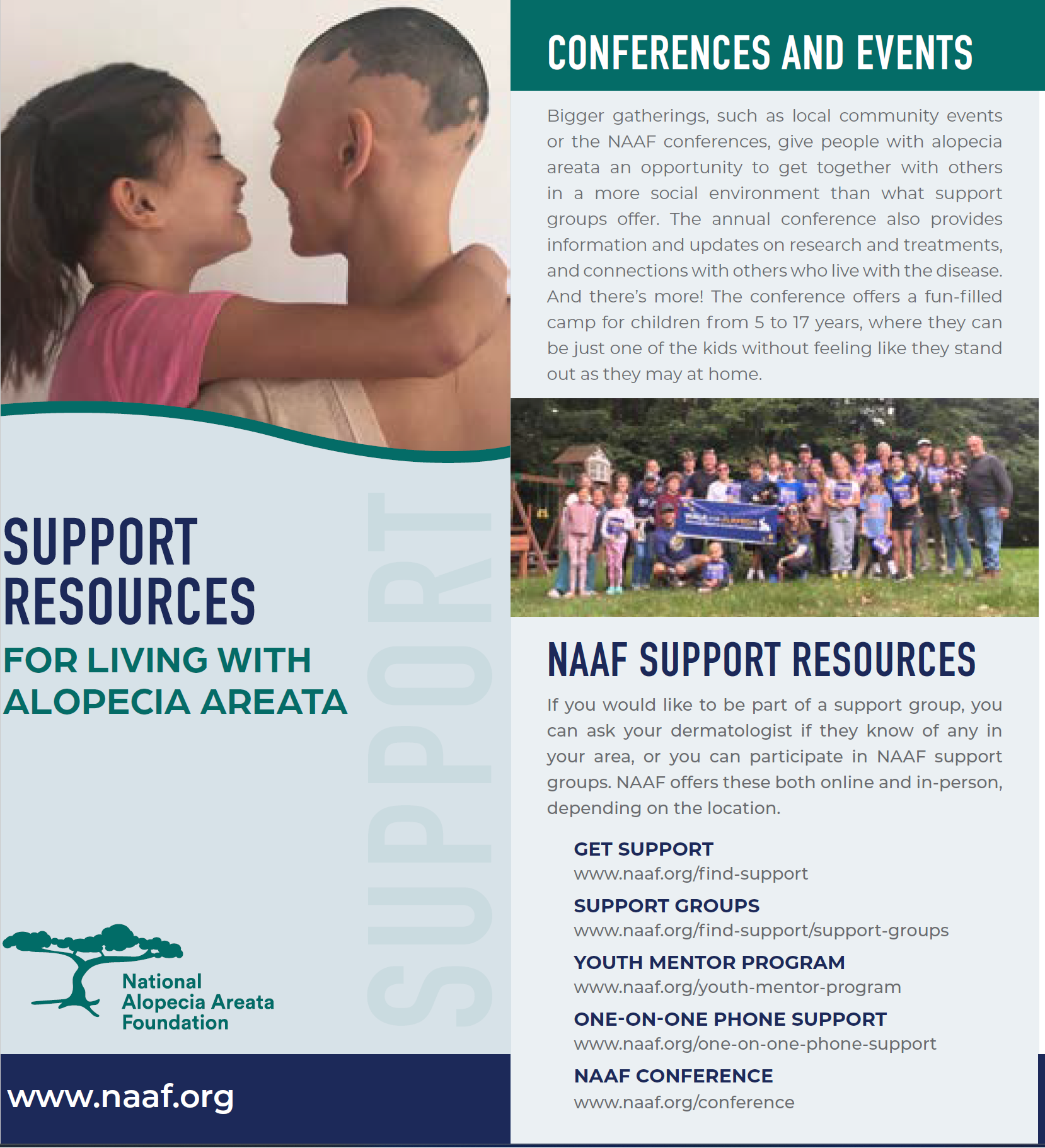 NAAF Patient Brochures - National Alopecia Areata Foundation | NAAF