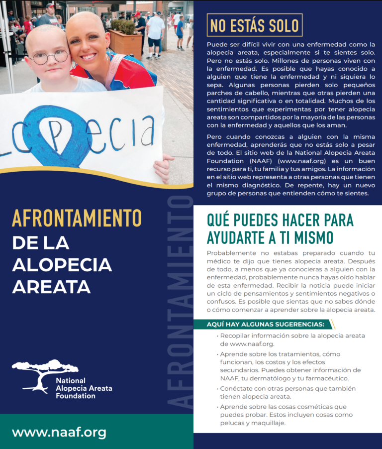 NAAF Patient Brochures - National Alopecia Areata Foundation | NAAF