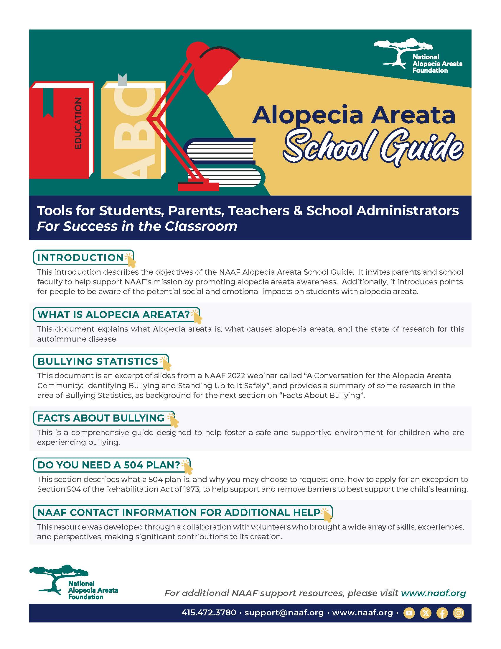 Get Support - National Alopecia Areata Foundation | NAAF