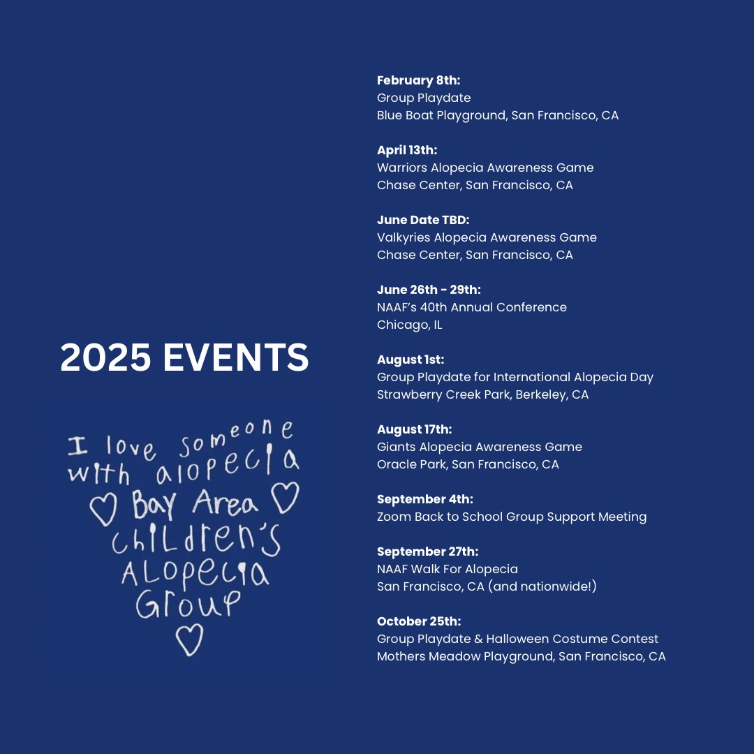 San Francisco - Children's Alopecia Group Meetup & 2025 Calendar ...