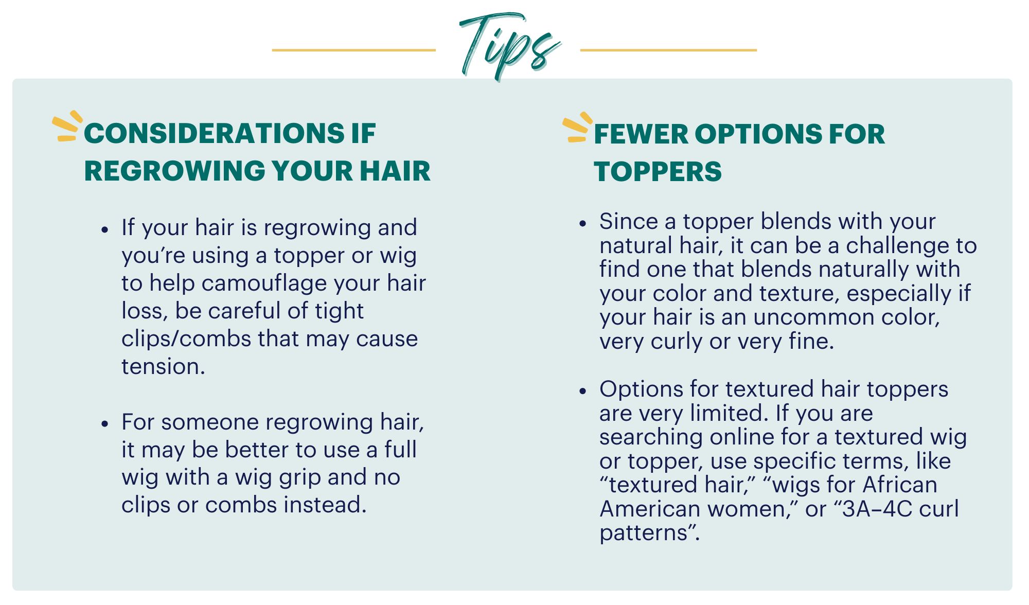 Wigs and Toppers: Understanding the Basics - National Alopecia Areata ...