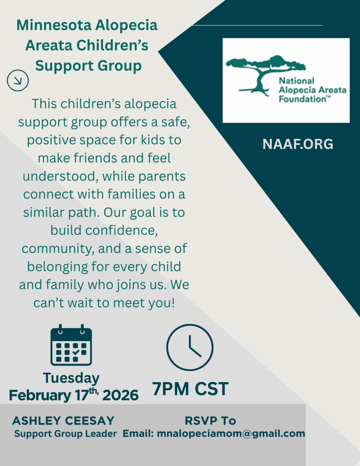 MN, Alopecia Areata Children’s Support Group - National Alopecia Areata ...