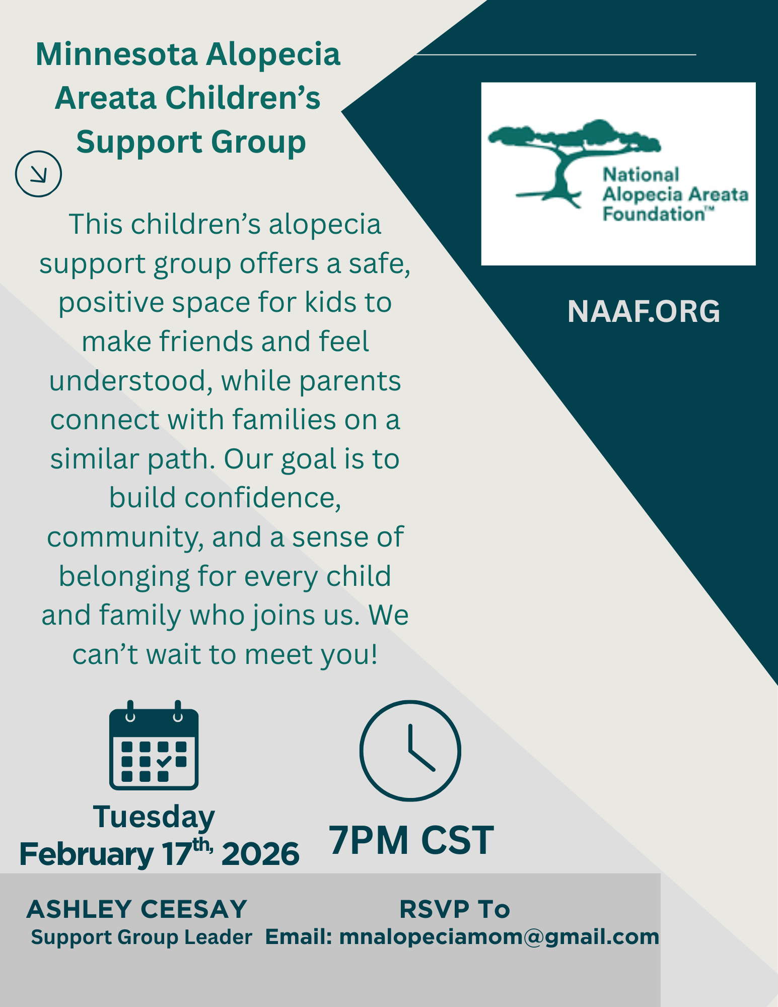 MN, Alopecia Areata Children’s Support Group - National Alopecia Areata ...